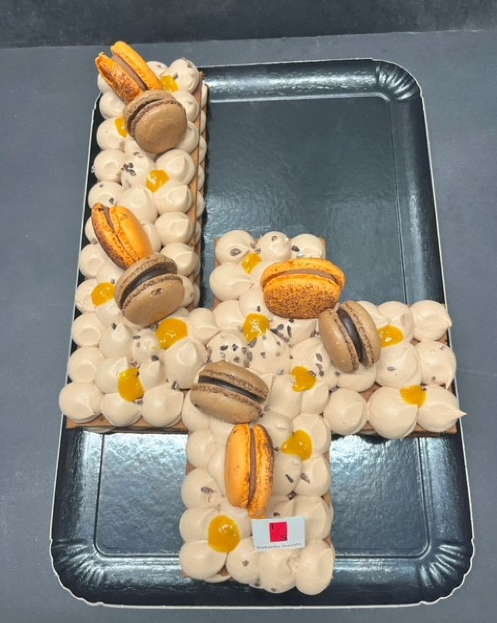 Number Cake 12 pers - Chiffre 4 (chocolat passion) | Instants Sucrés